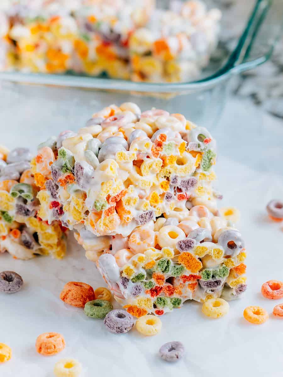 Froot Loops Cereal Treats - The Recipe Life
