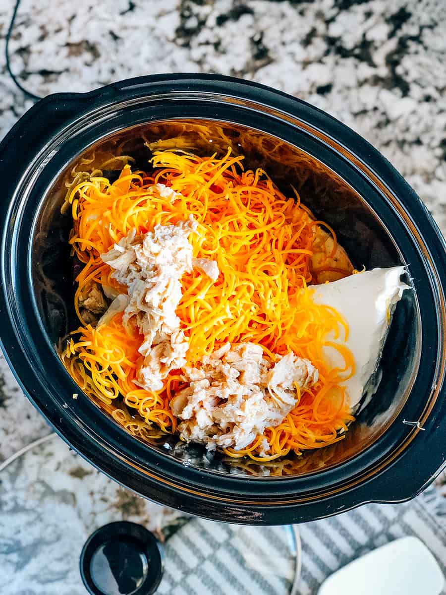 Slow Cooker Buffalo Chicken Dip - The Recipe Life
