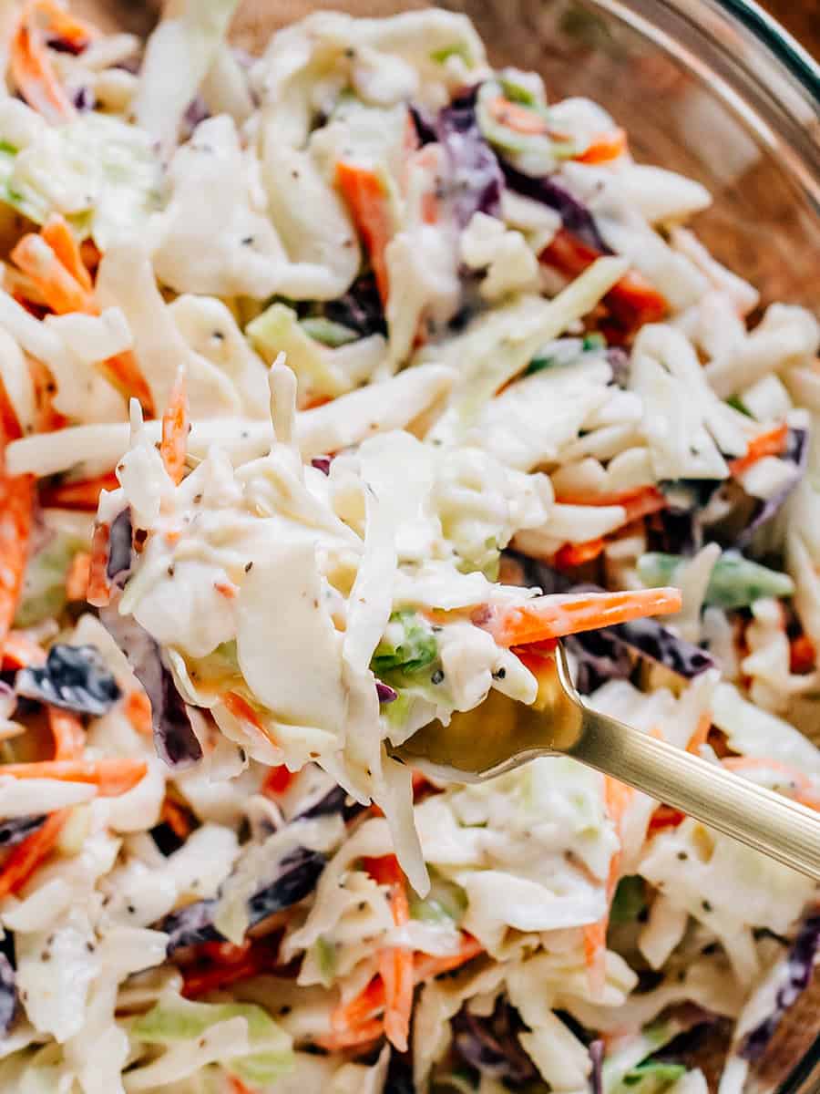 Easy Homemade Coleslaw Recipe - The Recipe Life
