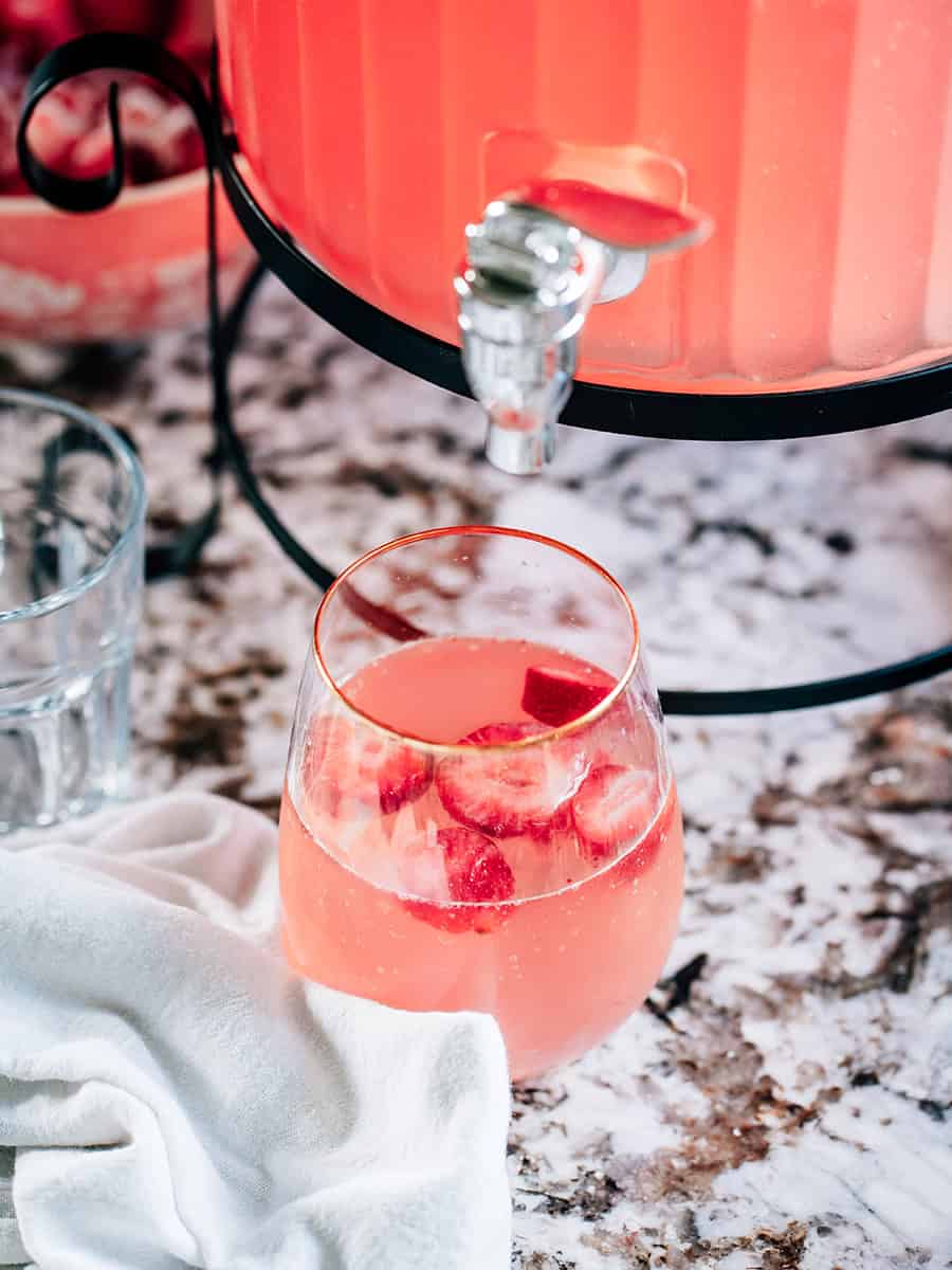 Strawberry Lemonade Punch - The Recipe Life