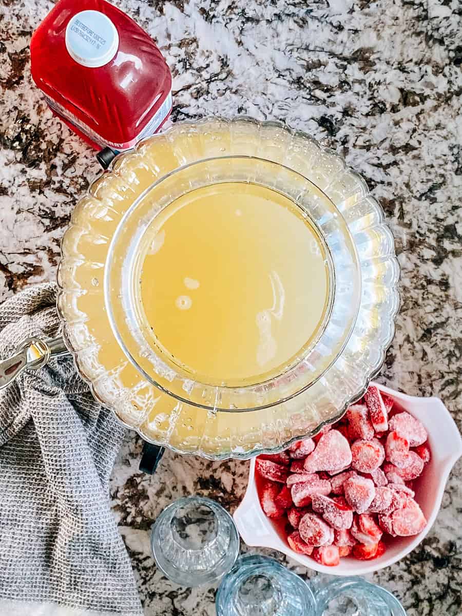 Strawberry Lemonade Punch - The Recipe Life