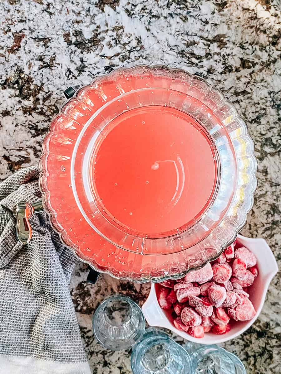 Strawberry Lemonade Punch - The Recipe Life