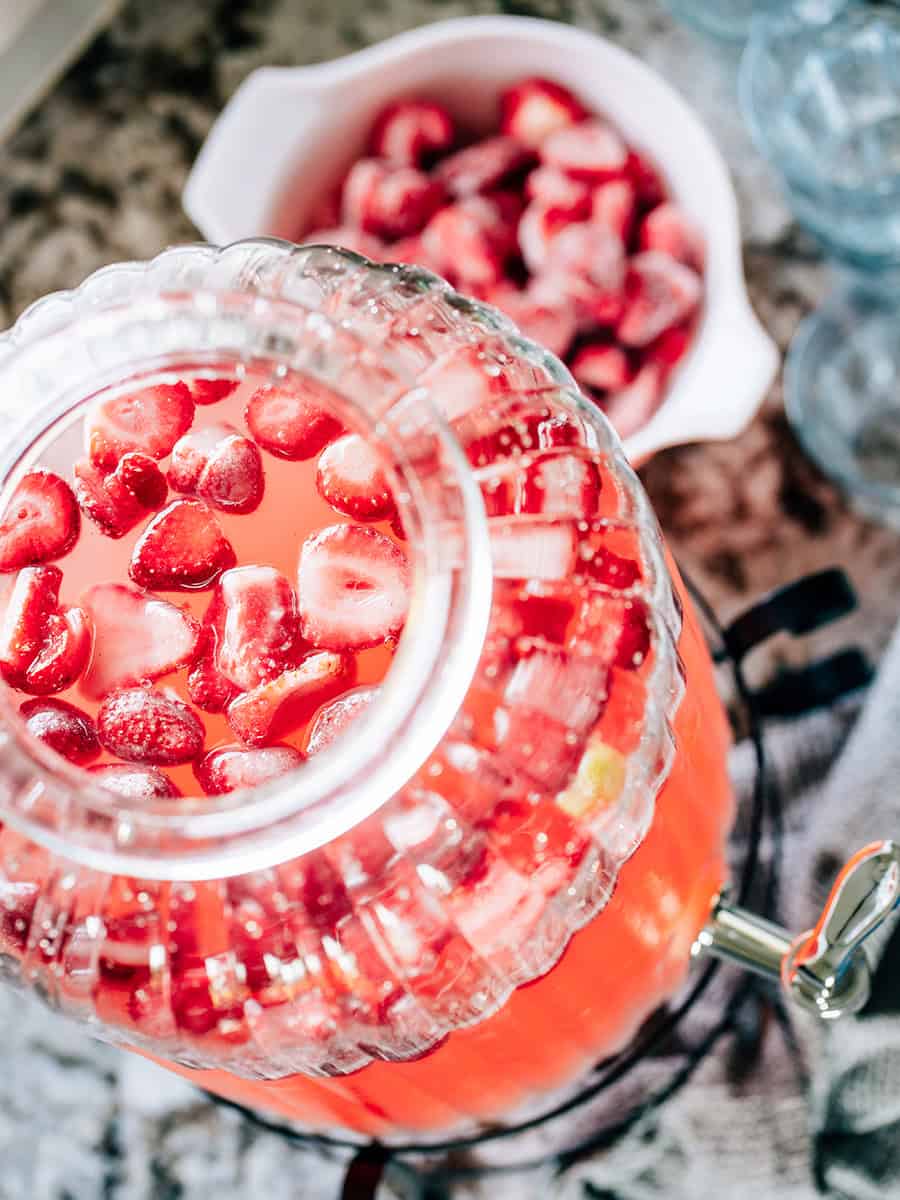 Strawberry Lemonade Punch - The Recipe Life