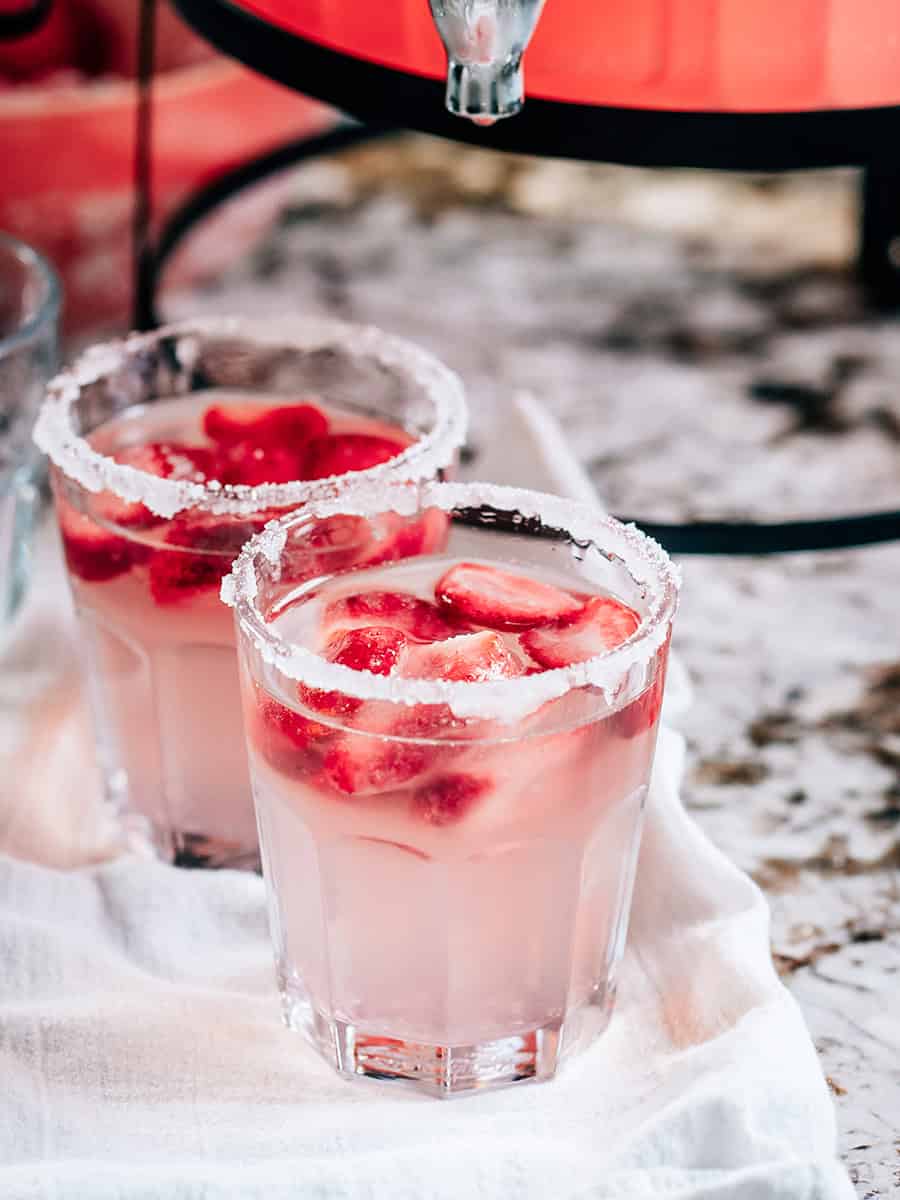Strawberry Lemonade Punch - The Recipe Life