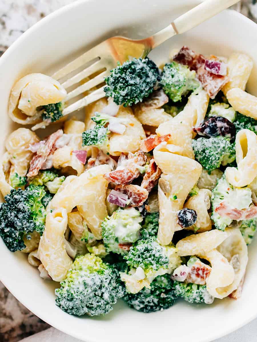 Bacon Broccoli Pasta Salad - The Recipe Life